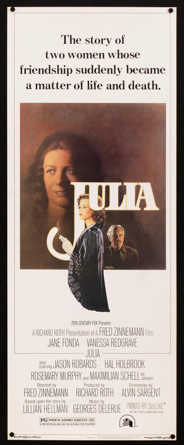 Julia Movie Poster 1977 Window Card (14x22)