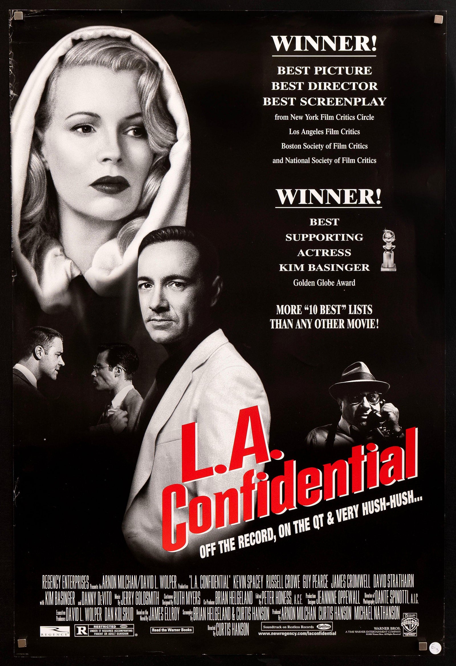 L.A. Confidential (LA) Movie Poster 1997 1 Sheet (27x41)
