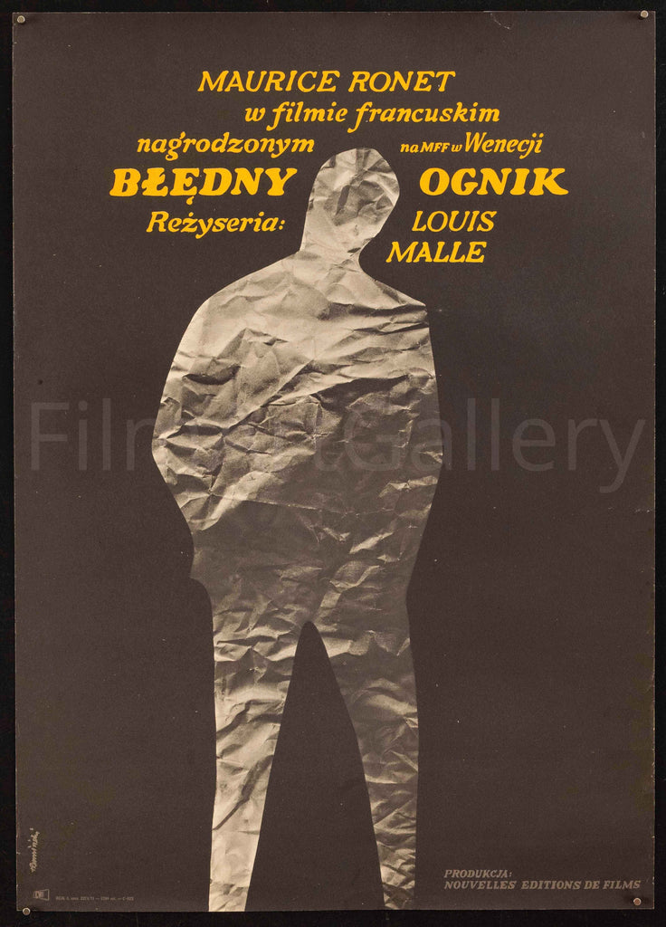 Le Feu Follet (The Fire Within) Movie Poster 1966 Polish (23x33)