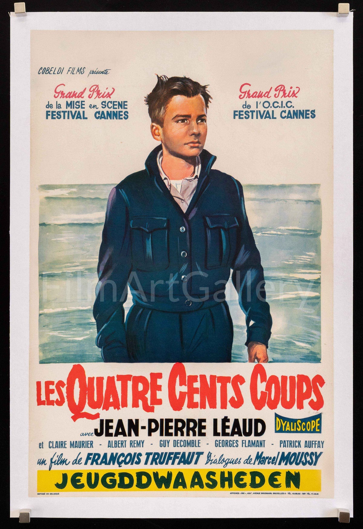 Les Quatre Cents Coups (The 400/Four Hundred Blows Movie Poster