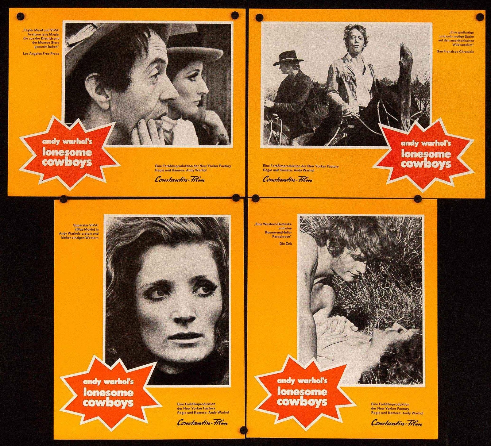 Lonesome Cowboys Movie Poster 1974 Lobby Card Set