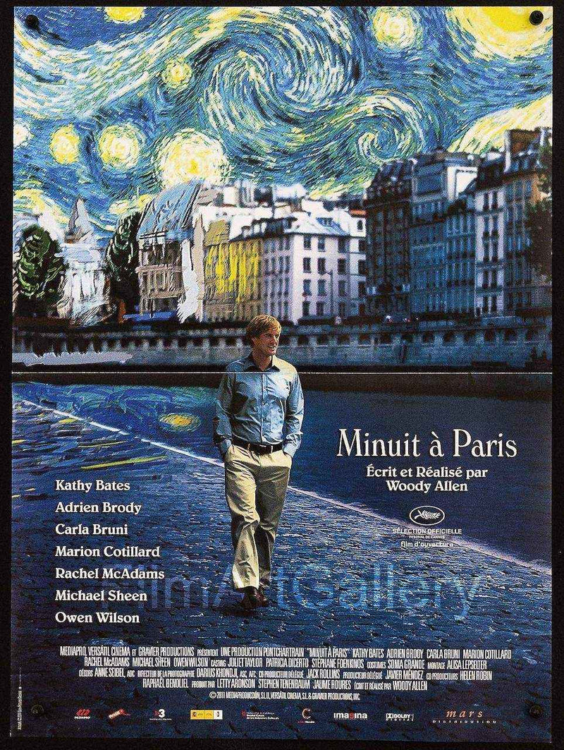 Midnight in Paris Movie Poster 2011 French Mini (16x23)