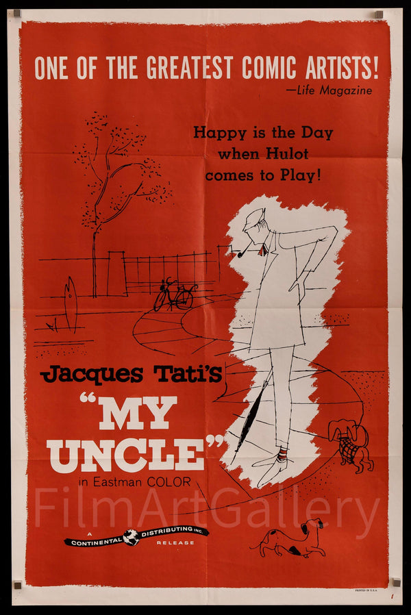 Mon Oncle Movie Poster 1959 1 Sheet (27x41)