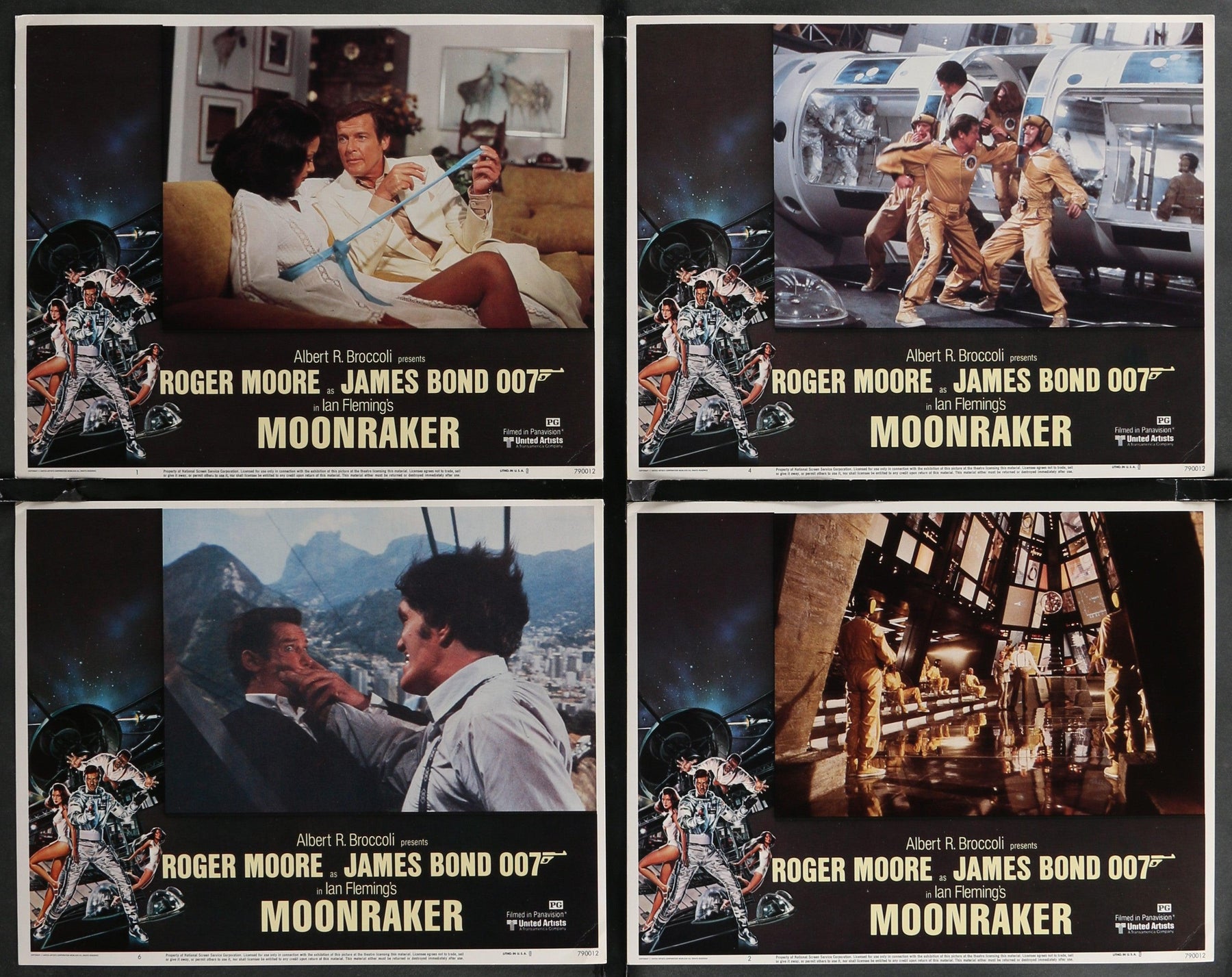 Shop Moonraker Movie Poster USA Lobby Card Set | Film Art Gallery