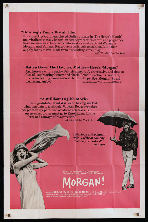 Morgan Movie Poster 1966 1 Sheet (27x41)