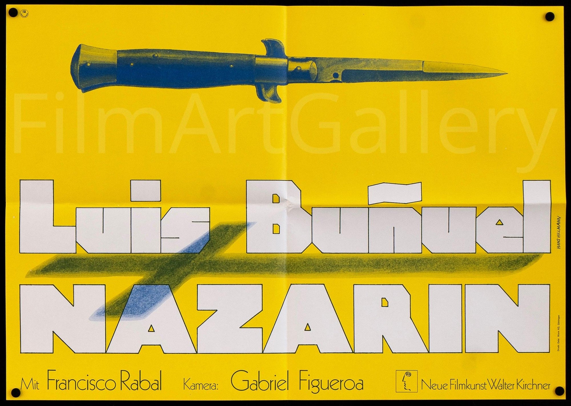 Nazarin Movie Poster 1960S German A2 (16x24)