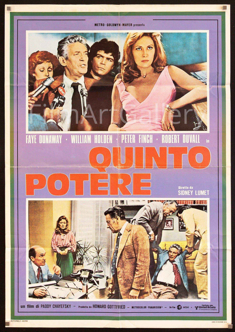 Network Movie Poster 1977 1 Sheet (27x41)