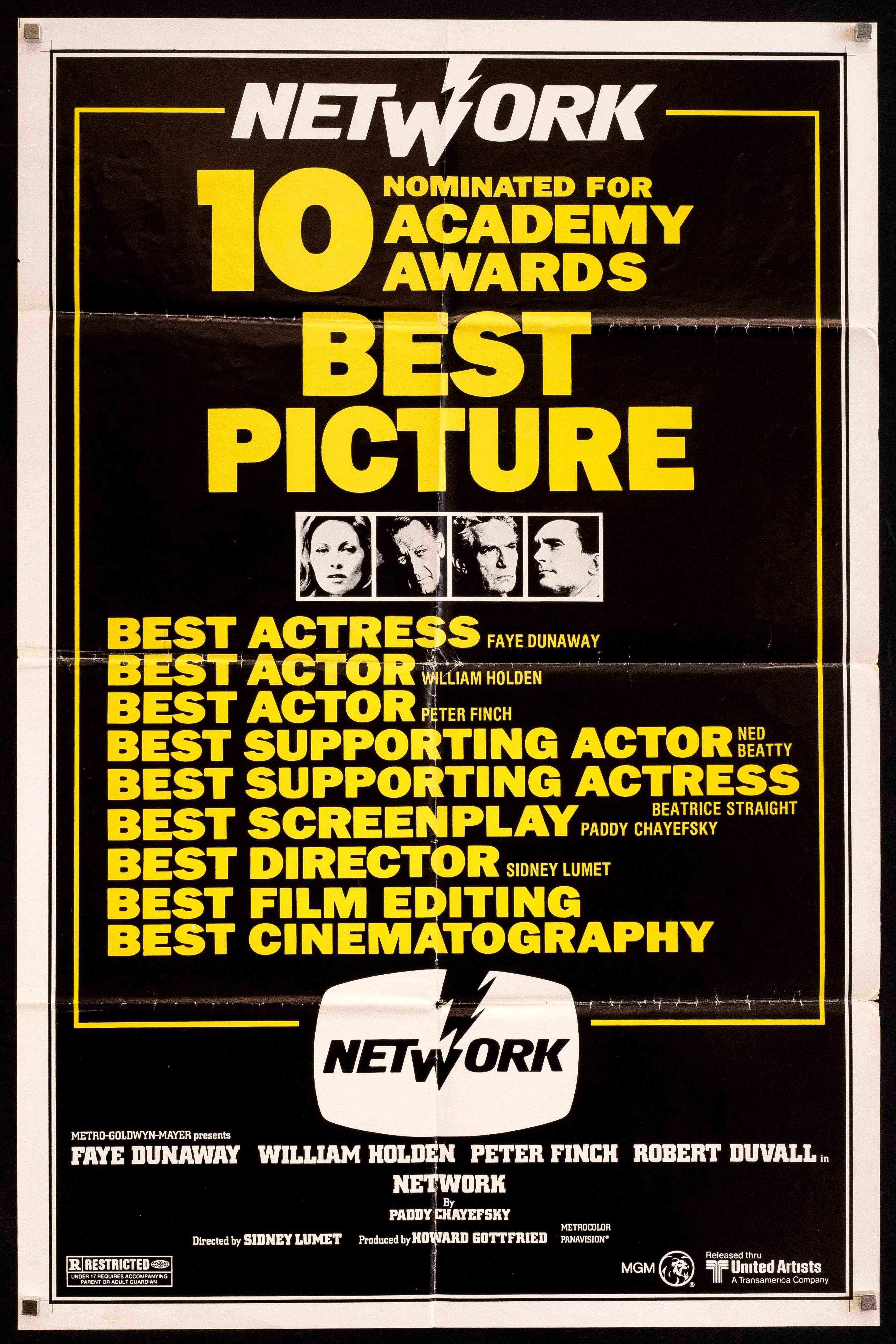 Network Movie Poster 1976 1 Sheet (27x41)