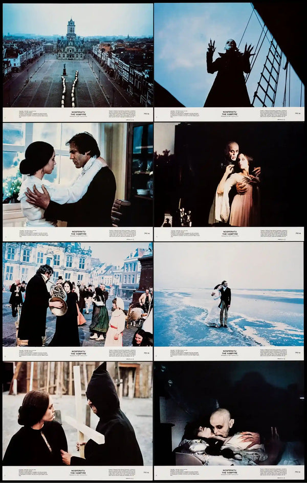 Nosferatu Movie Poster 1979 Color Still Set of 8 (11x14)