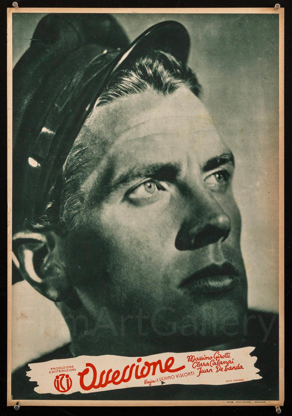 Obsession (Ossessione) Movie Poster 1943 Italian Photobusta