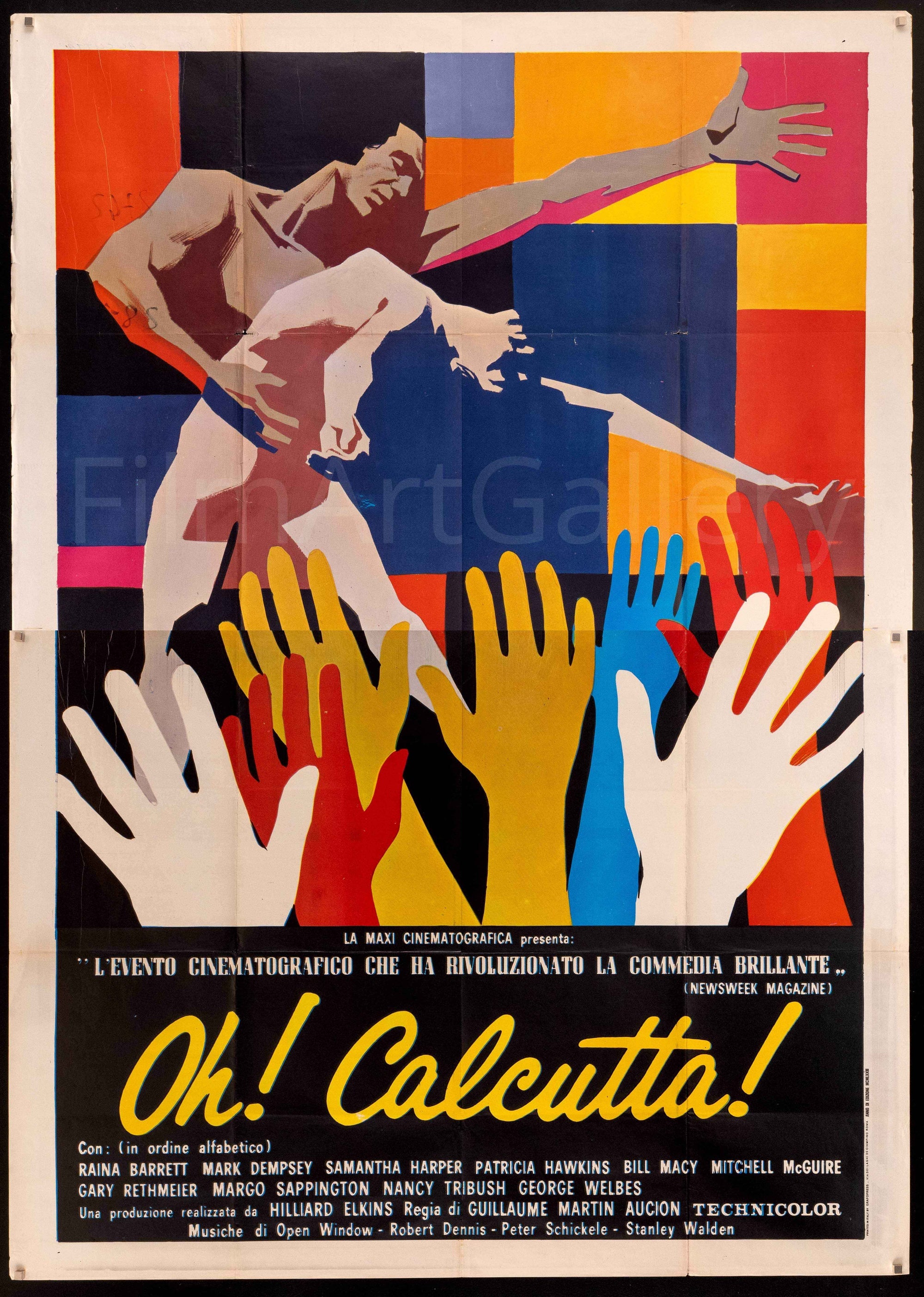 Oh Calcutta Movie Poster 1973 Italian 2