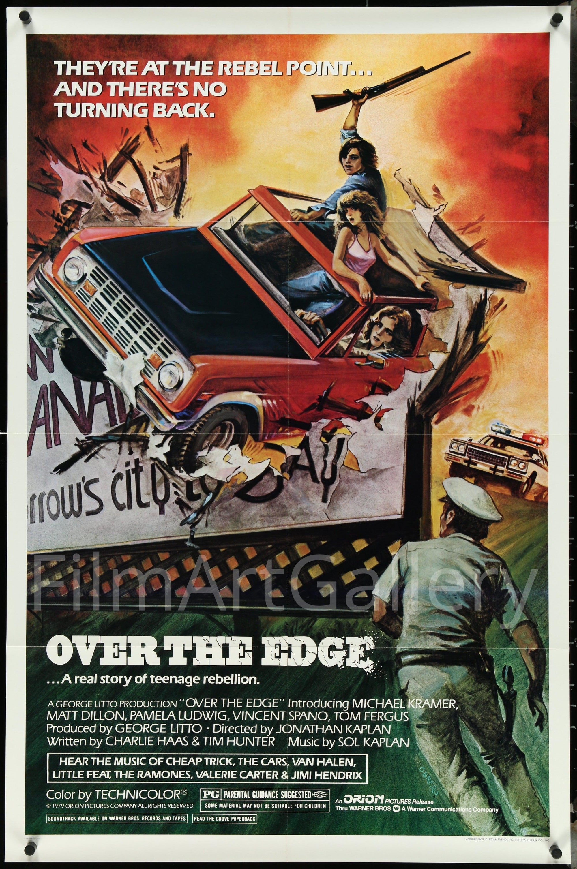 Over the Edge Movie Poster 1979 1 Sheet (27x41)