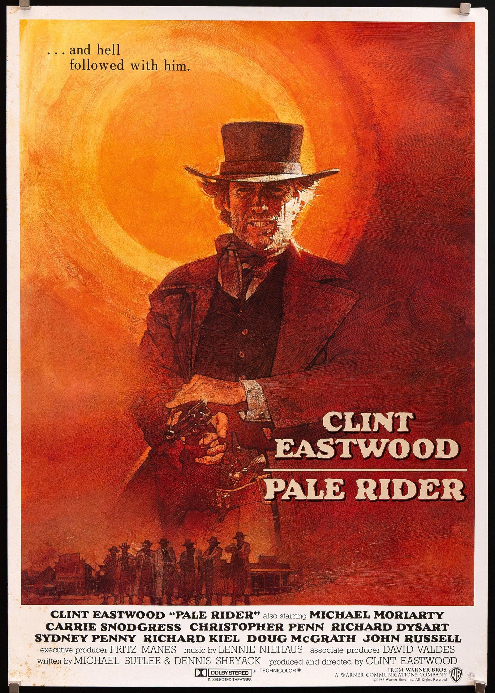 Pale Rider Movie Poster 1985 23x33