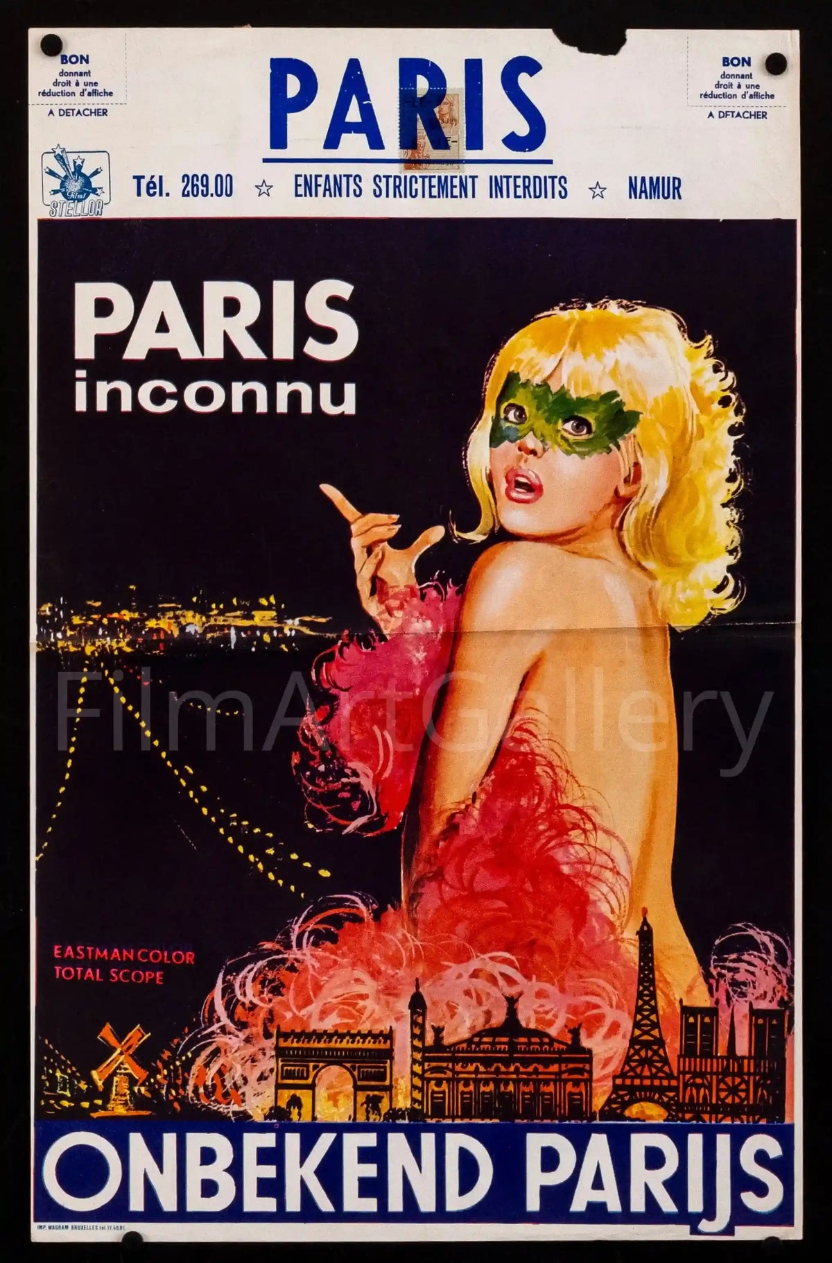 Paris Inconnu Movie Poster 1968