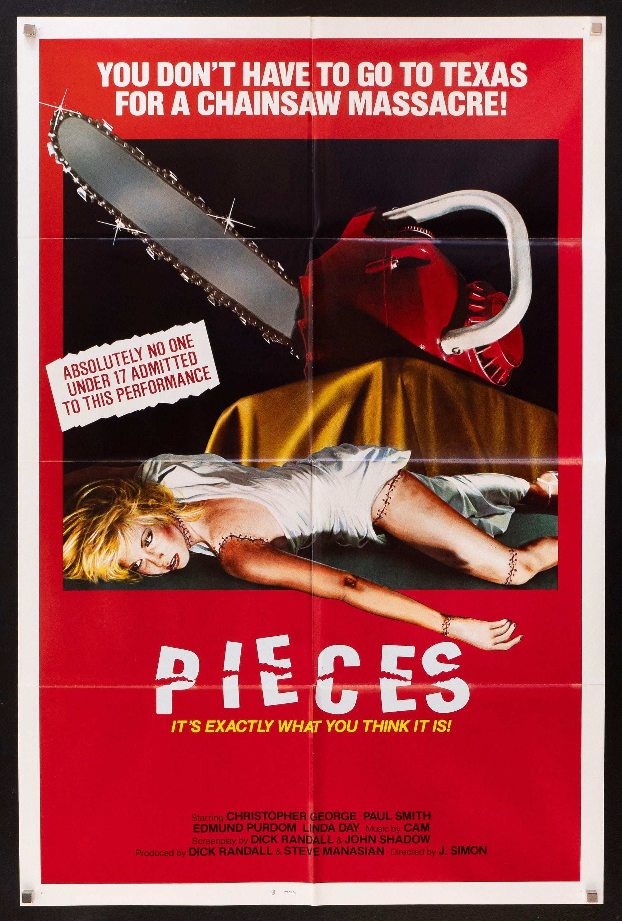 Pieces Movie Poster 1983 1 Sheet (27x41)