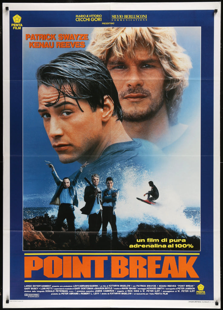 Point Break Movie Poster 1991 1 Sheet (27x41)