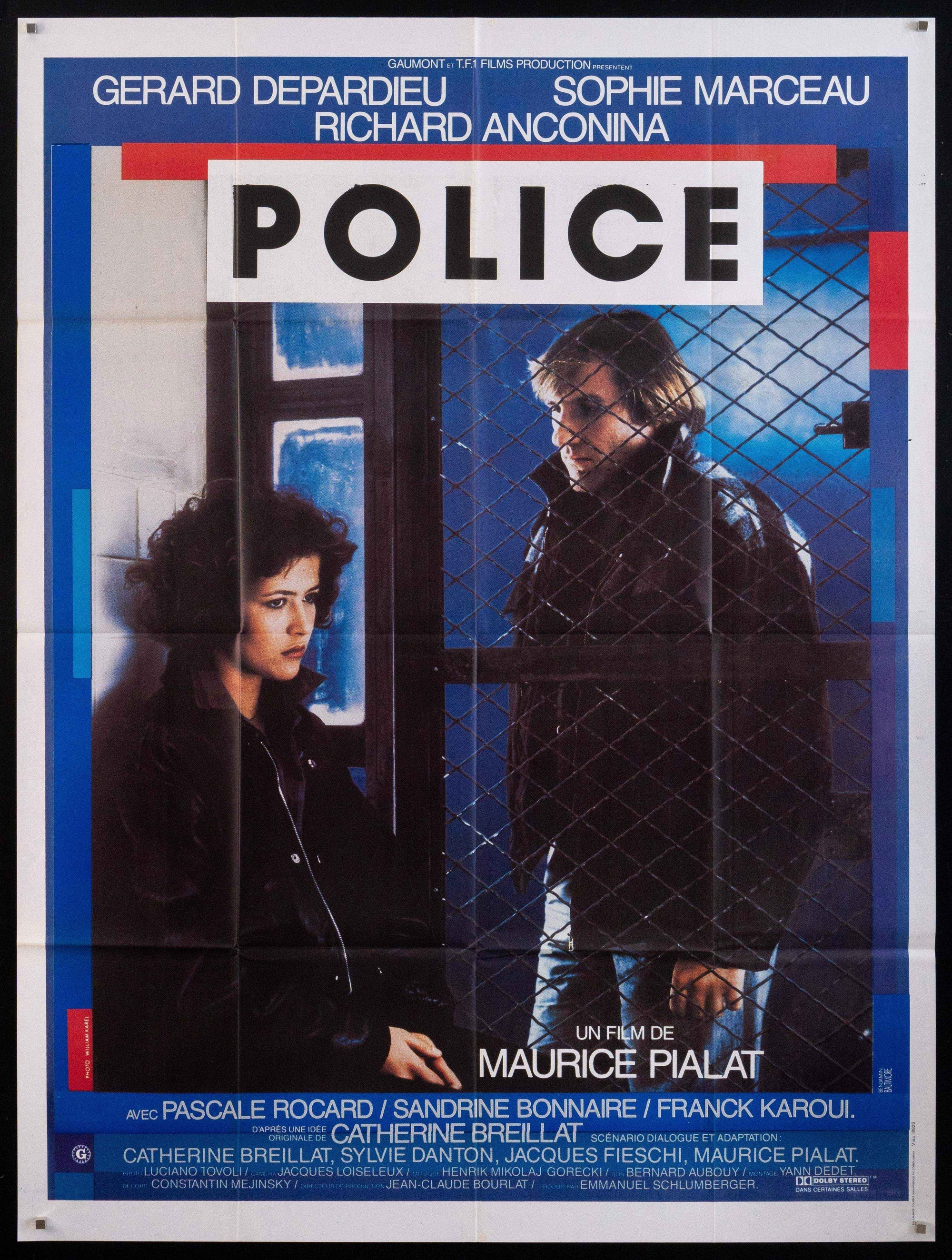 Police Movie Poster 1986 French 1 panel (47x63)