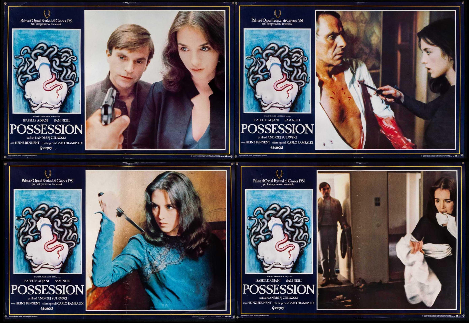 Possession Movie Poster 1981 Italian Locandina (13x28)