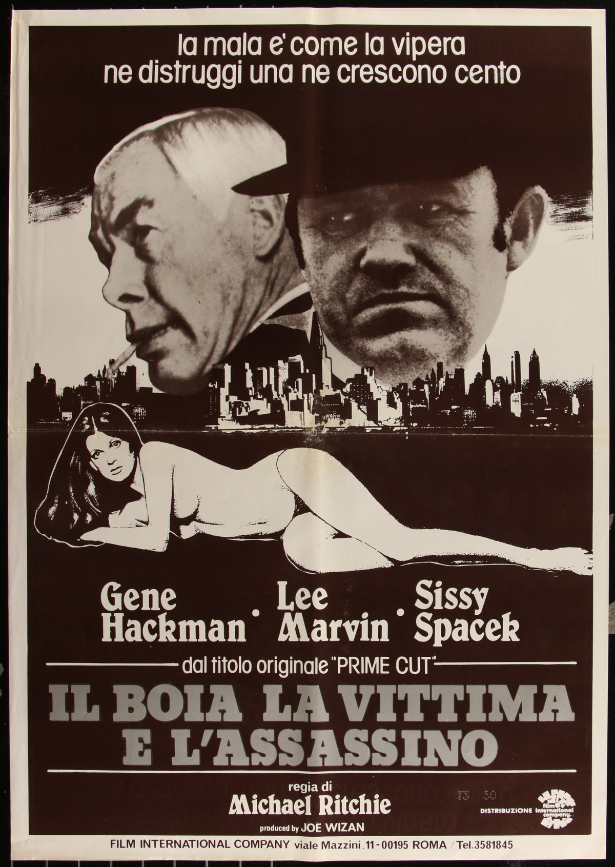 Prime Cut Movie Poster 1972 Japanese 1 Panel (20x29)