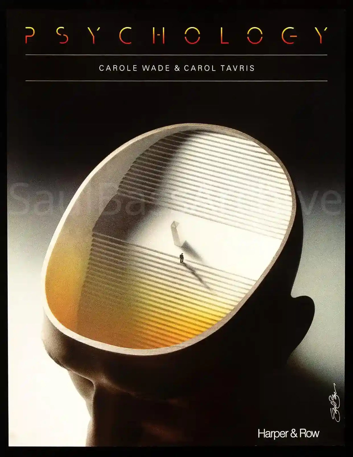 Psychology Textbook Poster 1st Edition Movie Poster 1993 17x22