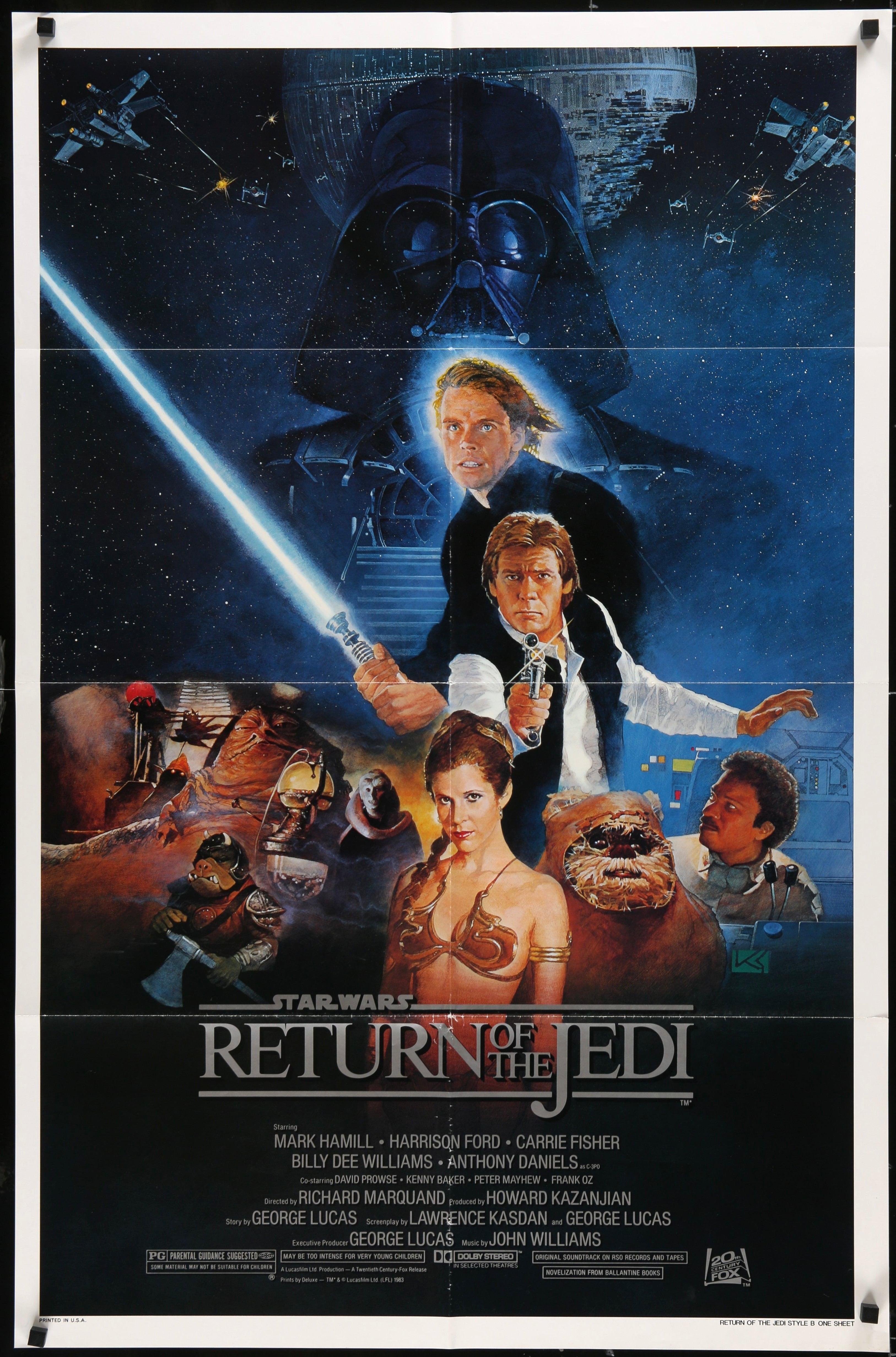 Return of the Jedi Movie Poster 1983 1 Sheet (27x41)