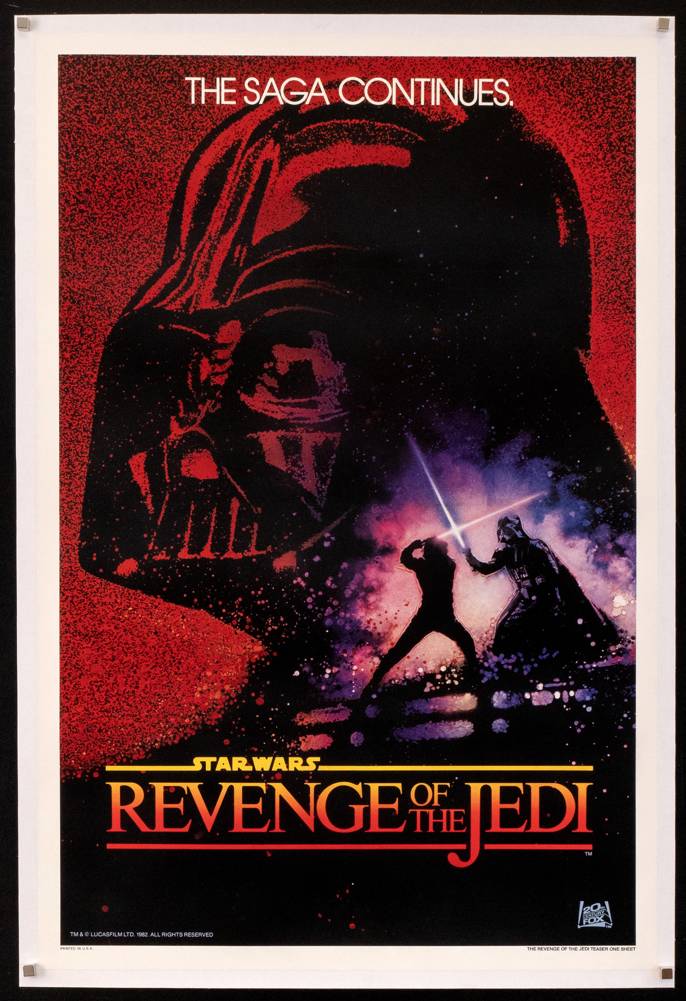 Revenge (Return) of the Jedi Movie Poster 1983 1 Sheet (27x41)