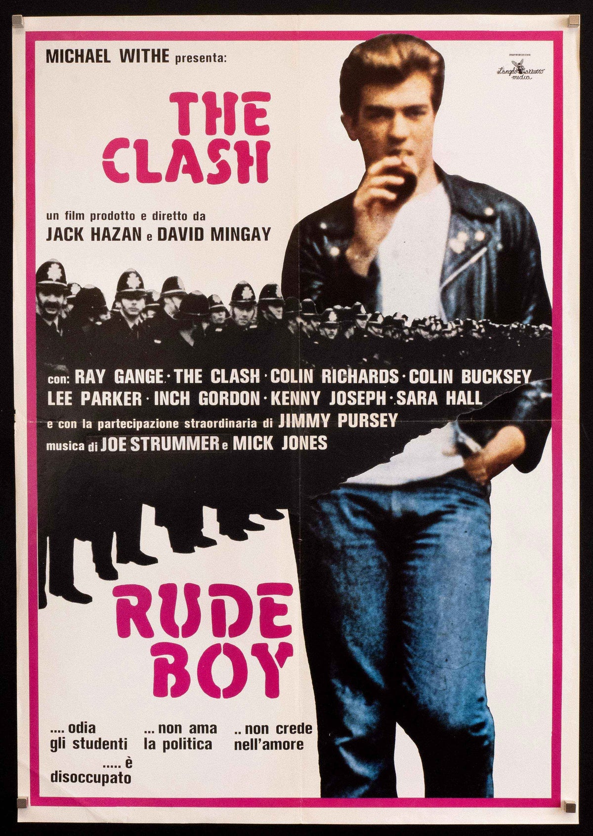 Rude Boy Movie Poster 1980 British Double Crown (20x30)