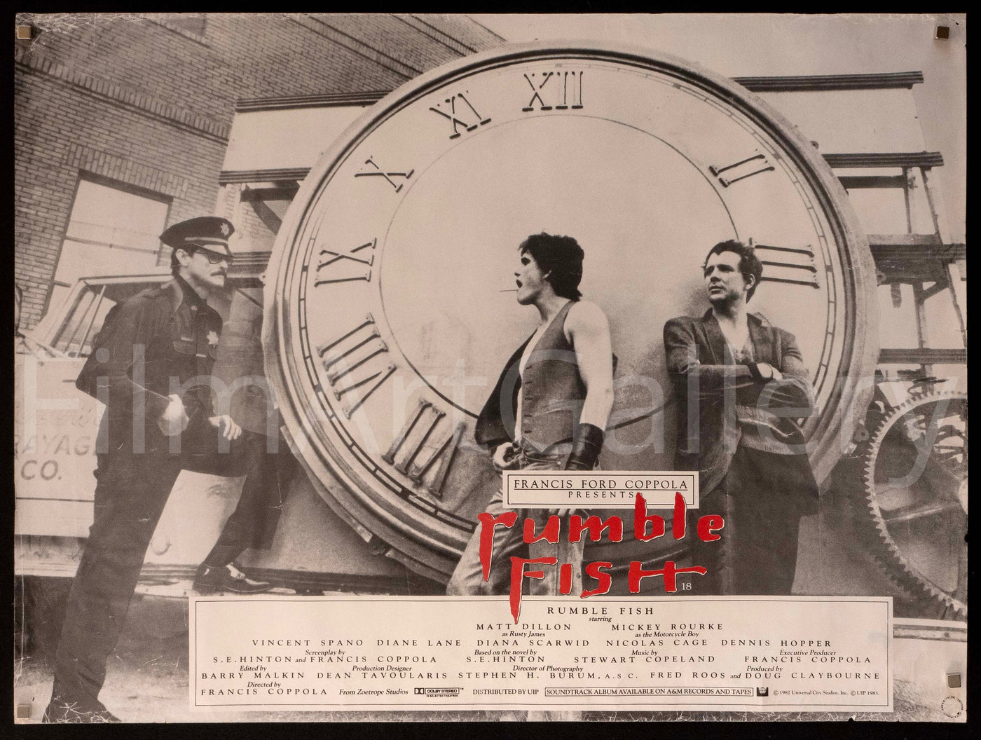 Rumble Fish Movie Poster 1983 1 Sheet (27x41)