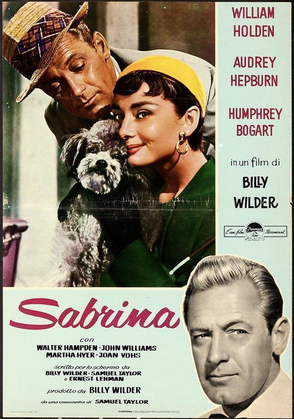 Sabrina Movie Poster Audrey Hepburn SABRINA Movie Poster