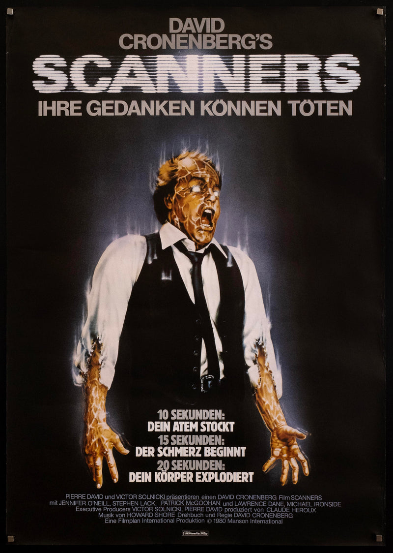 Scanners Movie Poster 1981 1 Sheet (27x41)