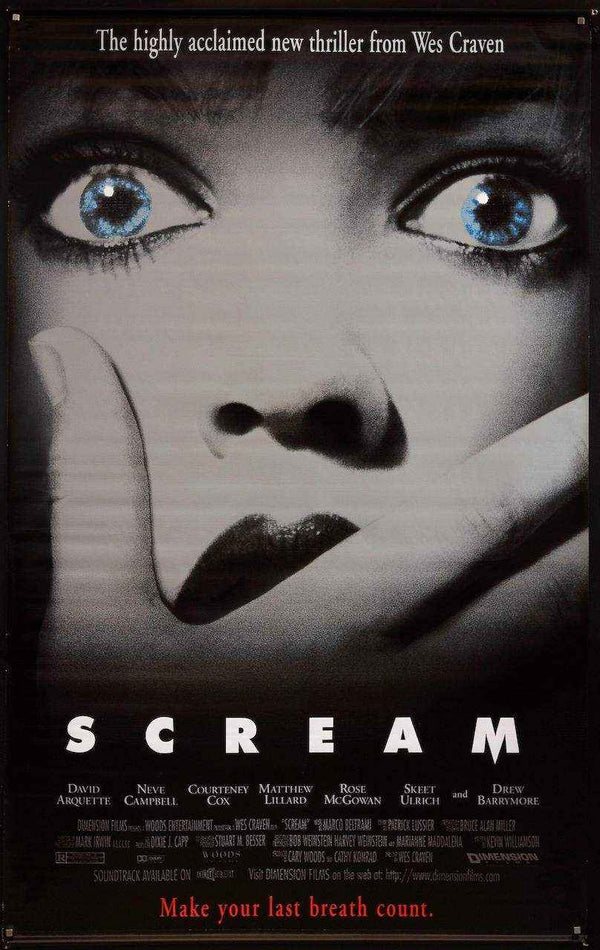 Scream Movie Poster 1996 47x76