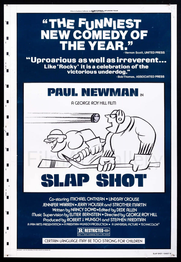 Slap Shot Movie Poster 1977 1 Sheet (27x41)