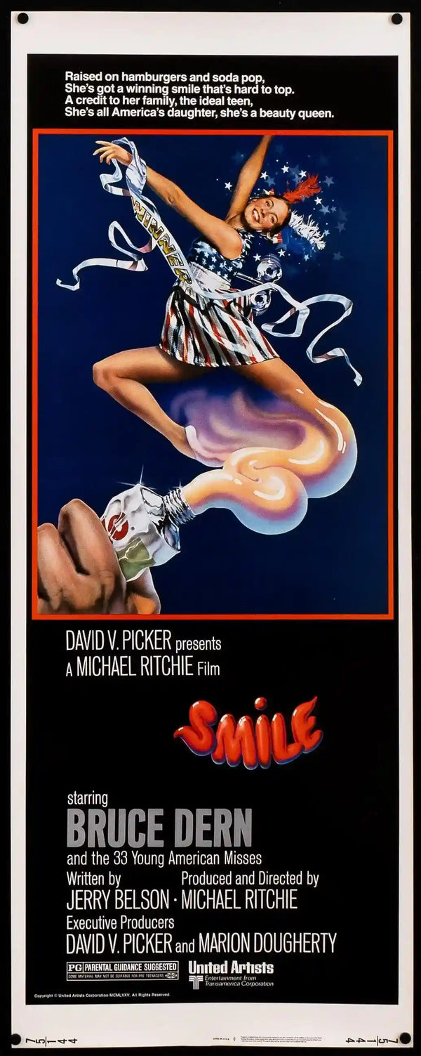 Smile Movie Poster 1975 Insert (14x36)
