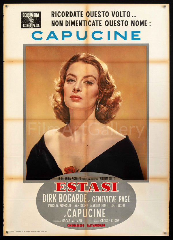 Song Without End Movie Poster 1960 Italian 2 Foglio (39x55)