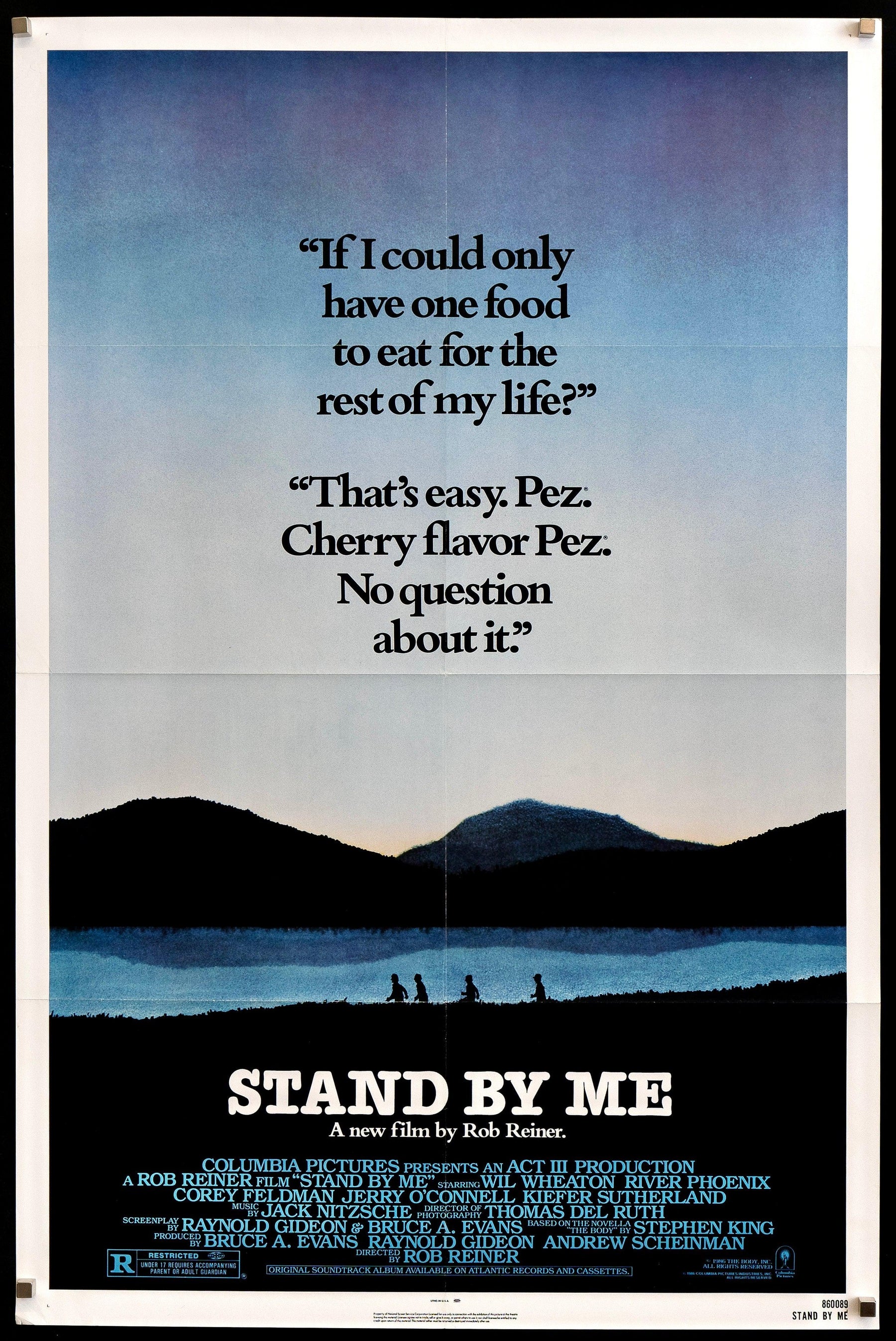 Stand By Me Movie Poster 1986 1 Sheet (27x41)