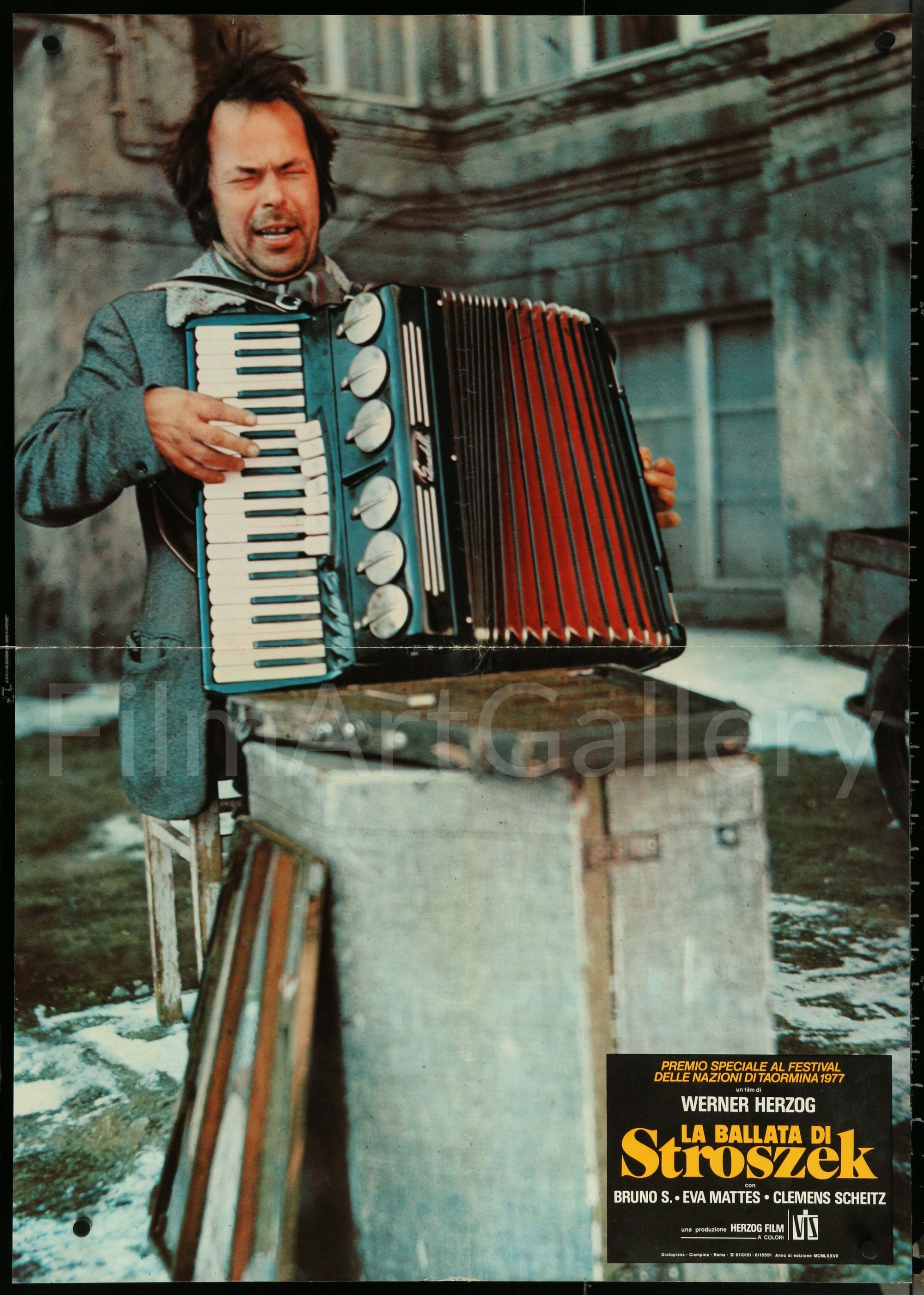 Stroszek A Ballad Movie Poster 1977 Italian 1 foglio (26x37)