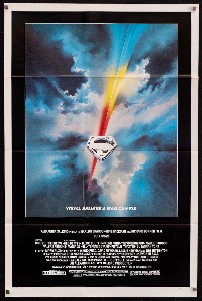 Superman Movie Poster 1978 1 Sheet (27x41) - Film Art Gallery