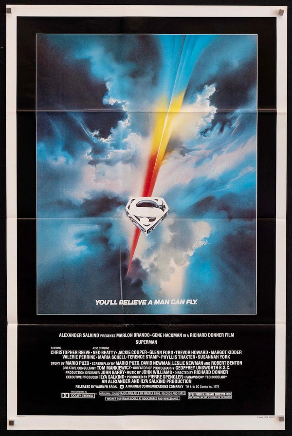 Superman Movie Poster 1978 1 Sheet (27x41) - Film Art Gallery