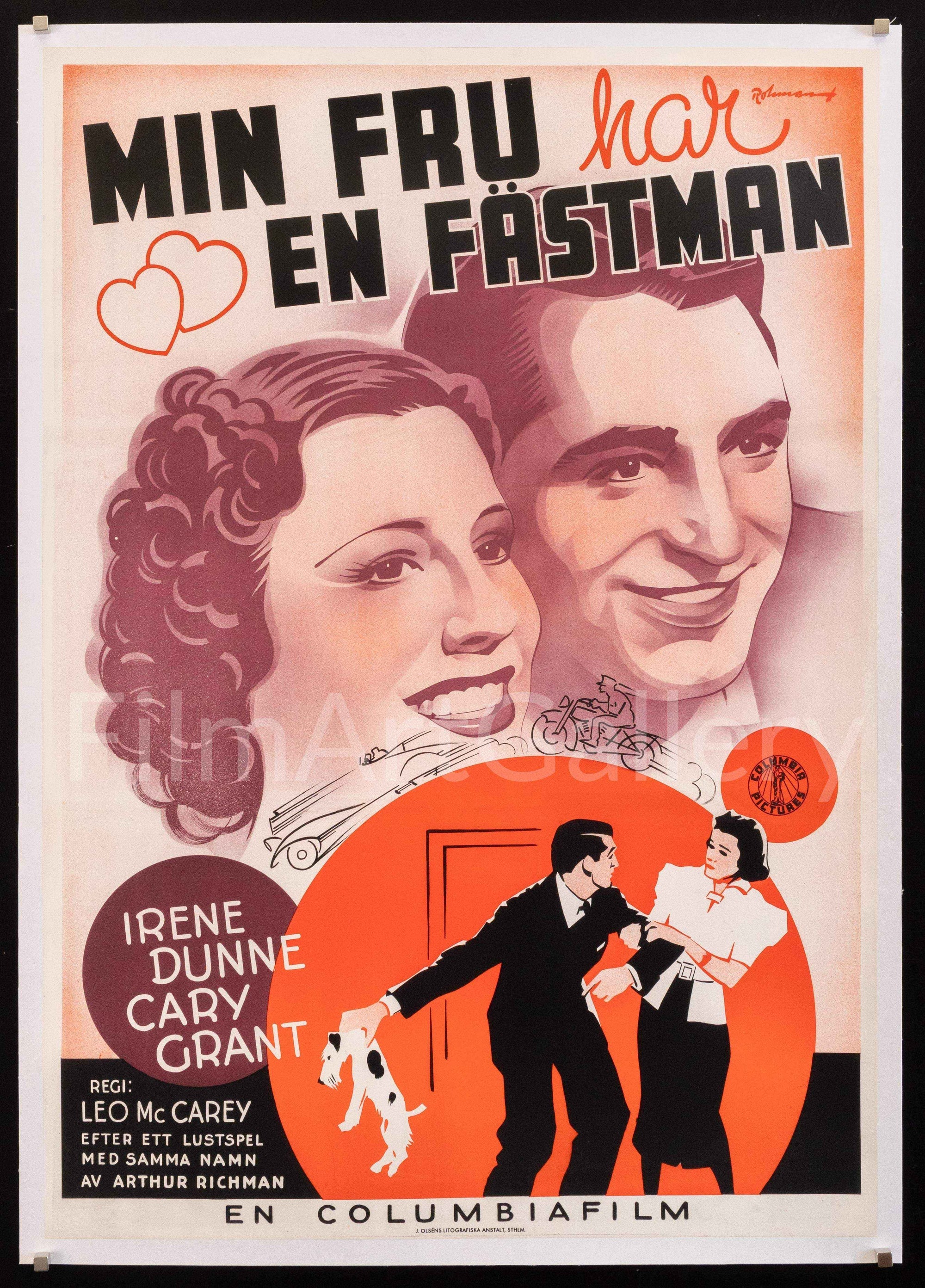 The Awful Truth Movie Poster 1937 1 Sheet (27x41)
