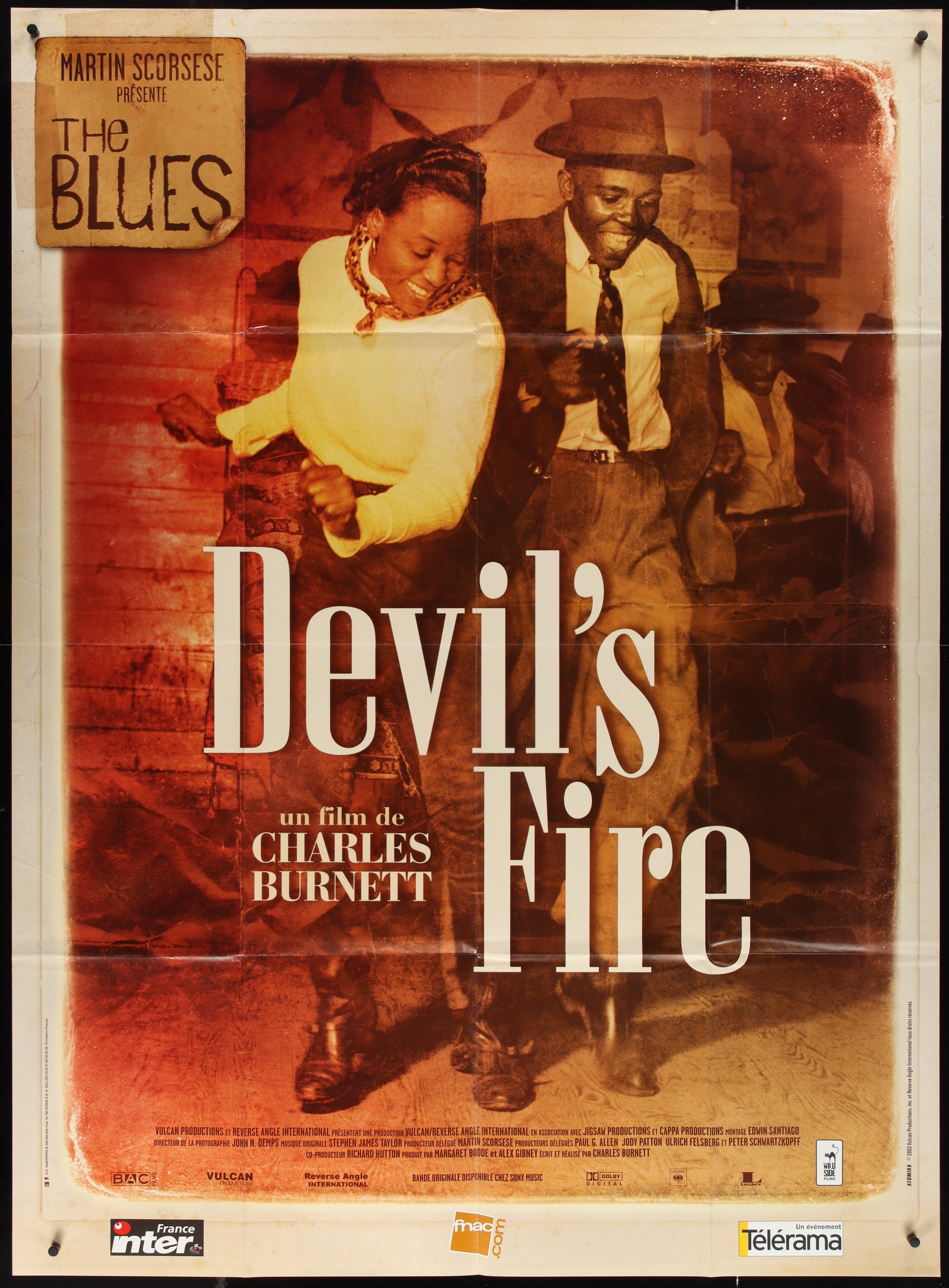 The Blues: Devil's Fire Movie Poster 2003 French 1 Panel (47x63)