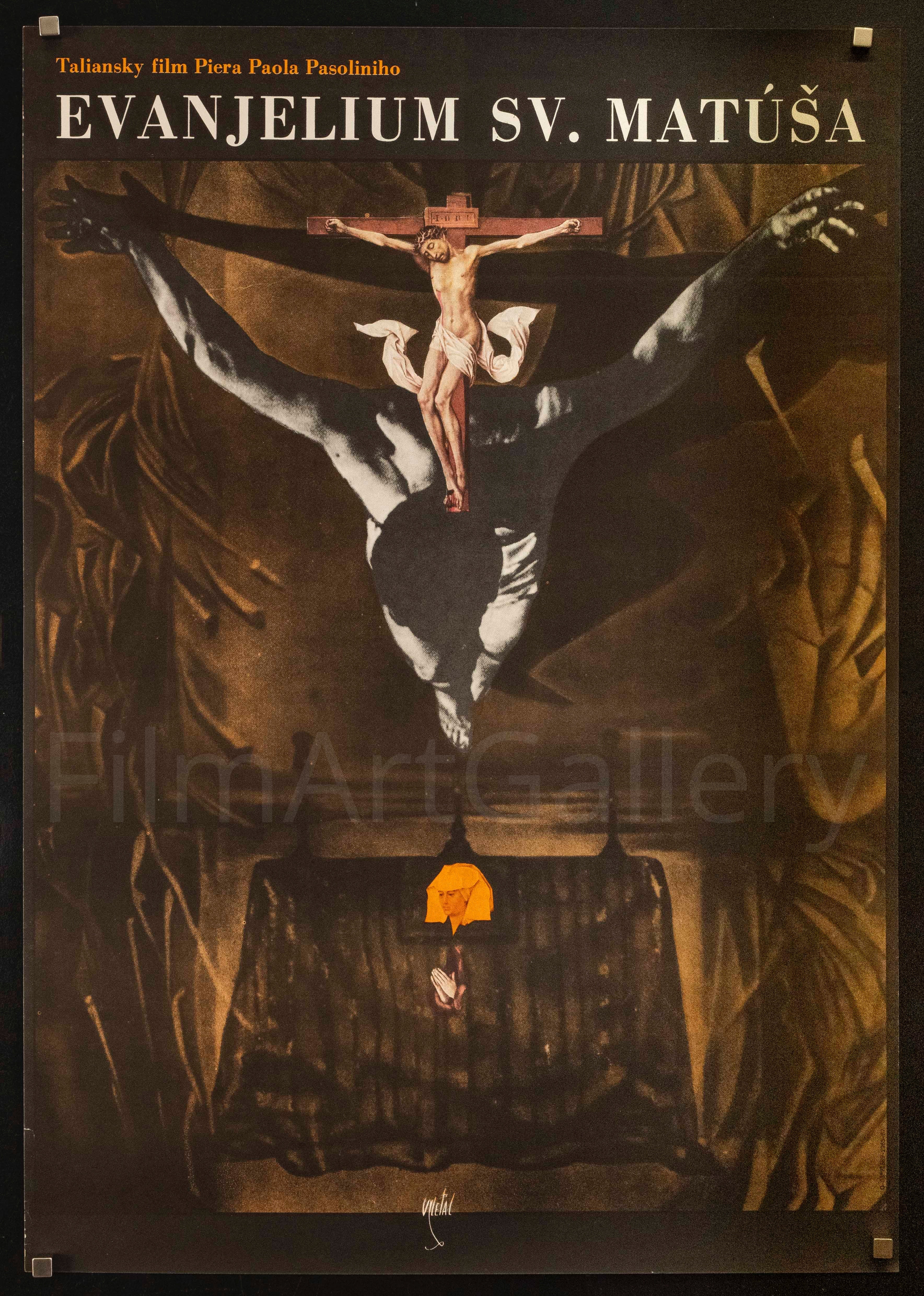 The Gospel According to St Matthew Movie Poster 1967 Czech (23x33)