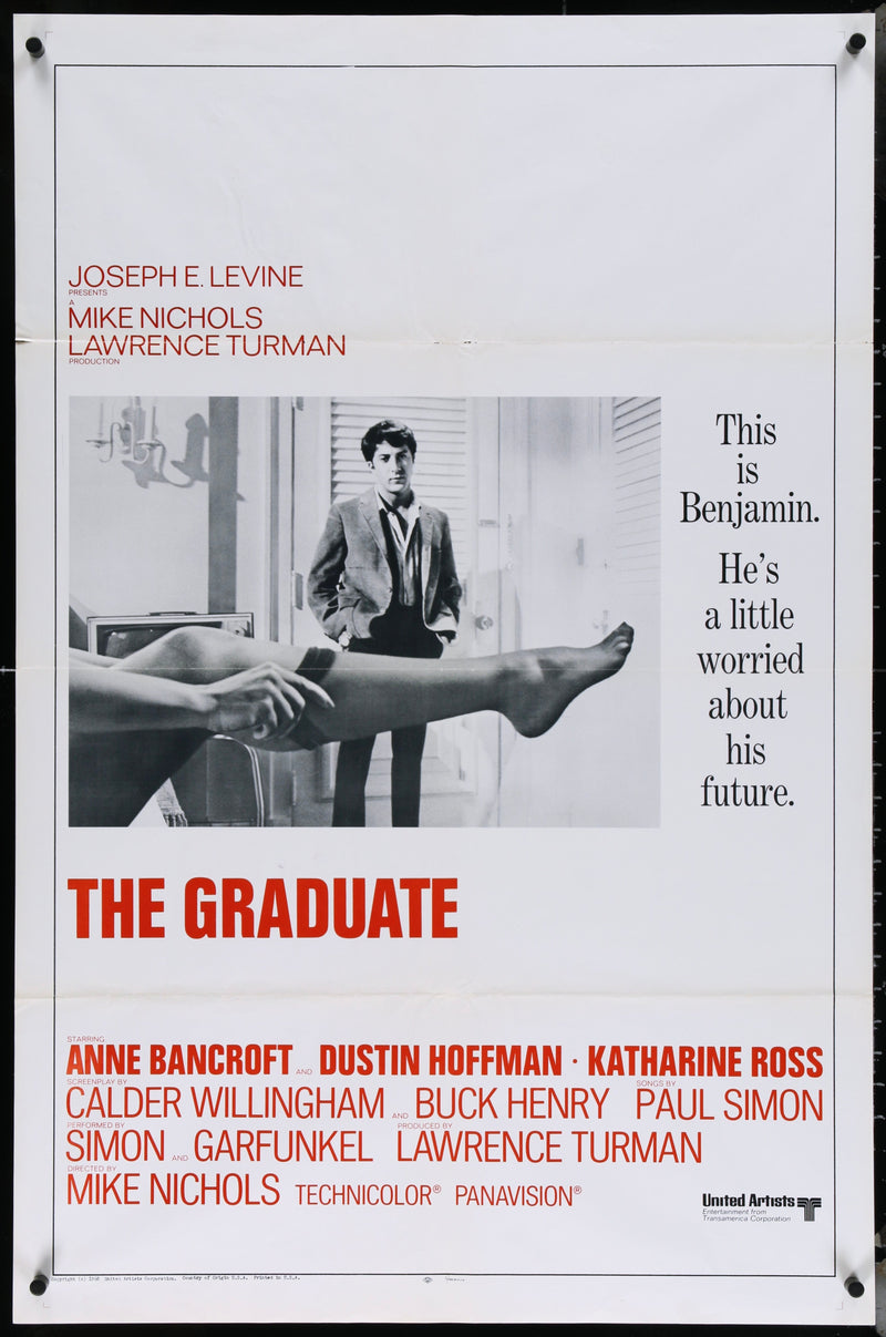 The Graduate Movie Poster 1967 1 Sheet (27x41)