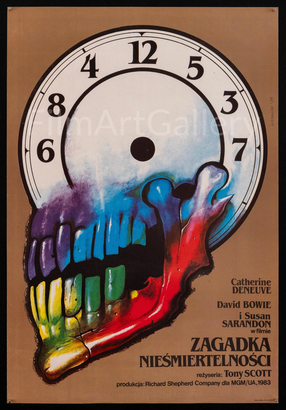 The Hunger Movie Poster 1984 Japanese 1 Panel (20x29)