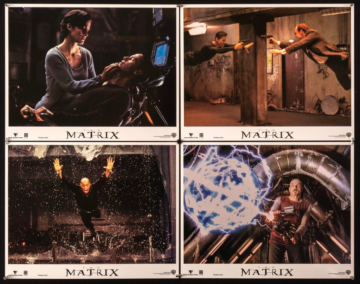 The Matrix Movie Poster 1999 Lobby Card Set (8-11x14)