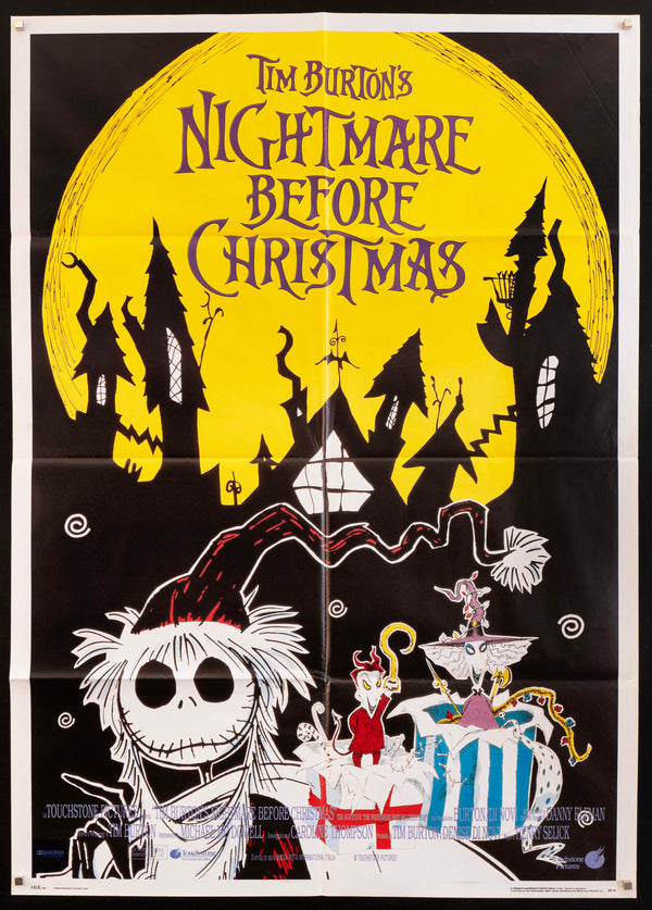 The Nightmare Before Christmas Movie Poster 1994 Italian