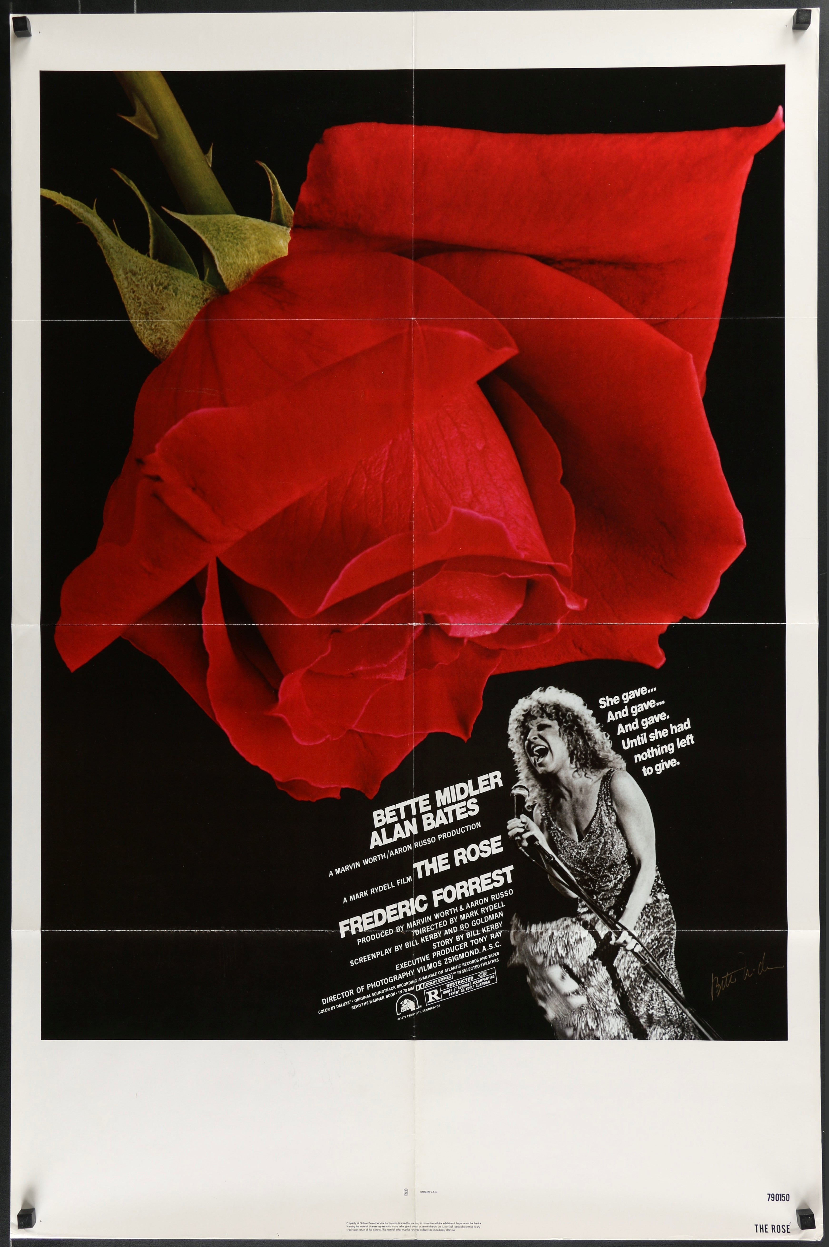 The Rose Movie Poster 1977 1 Sheet (27x41)