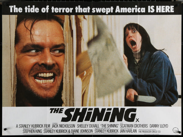 Shop The Shining British Quad (30x40) | Film Art Gallery