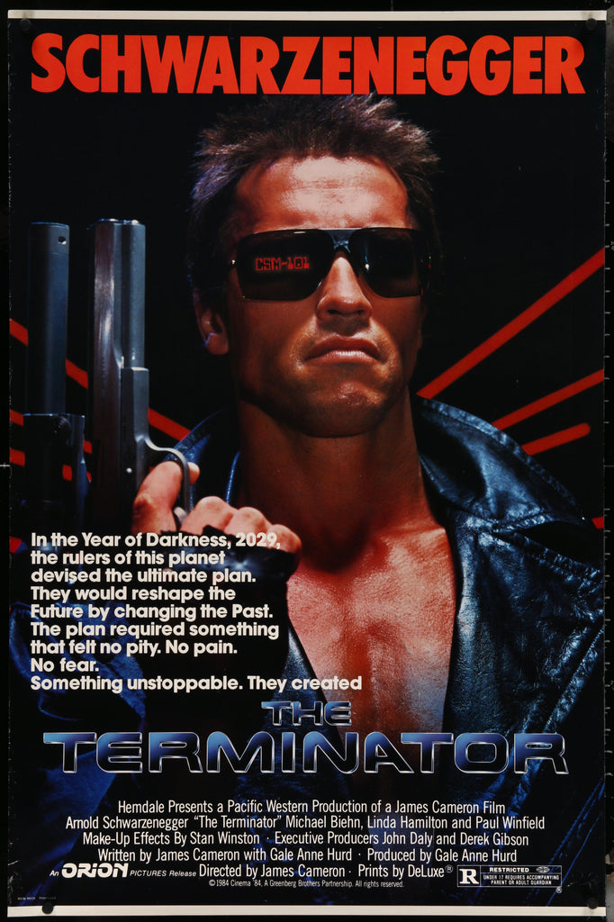 The Terminator Movie Poster 1984 1 Sheet (27x41) - Film Art Gallery