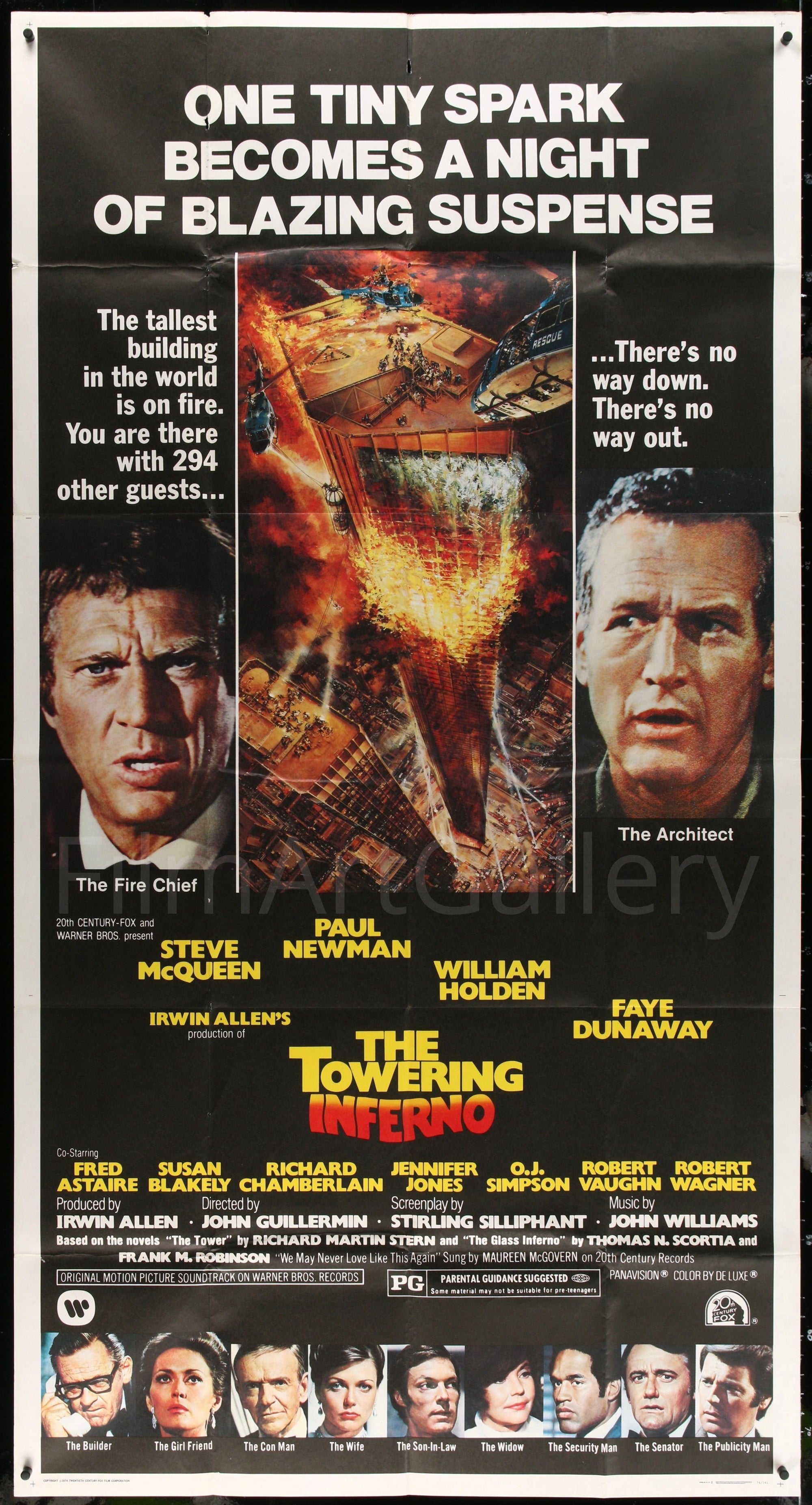 The Towering Inferno Movie Poster 1974 1 Sheet (27x41)