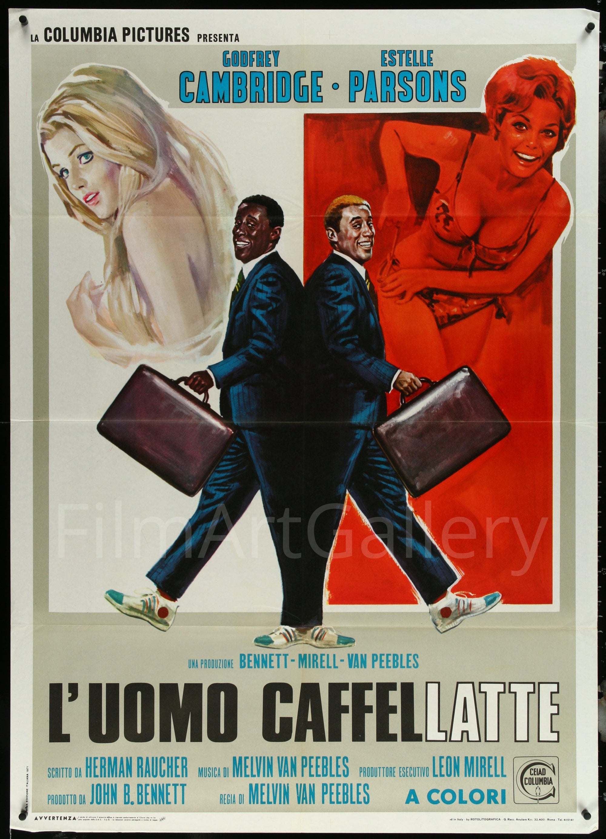 The Watermelon Man Movie Poster 1970 Window Card (14x22)